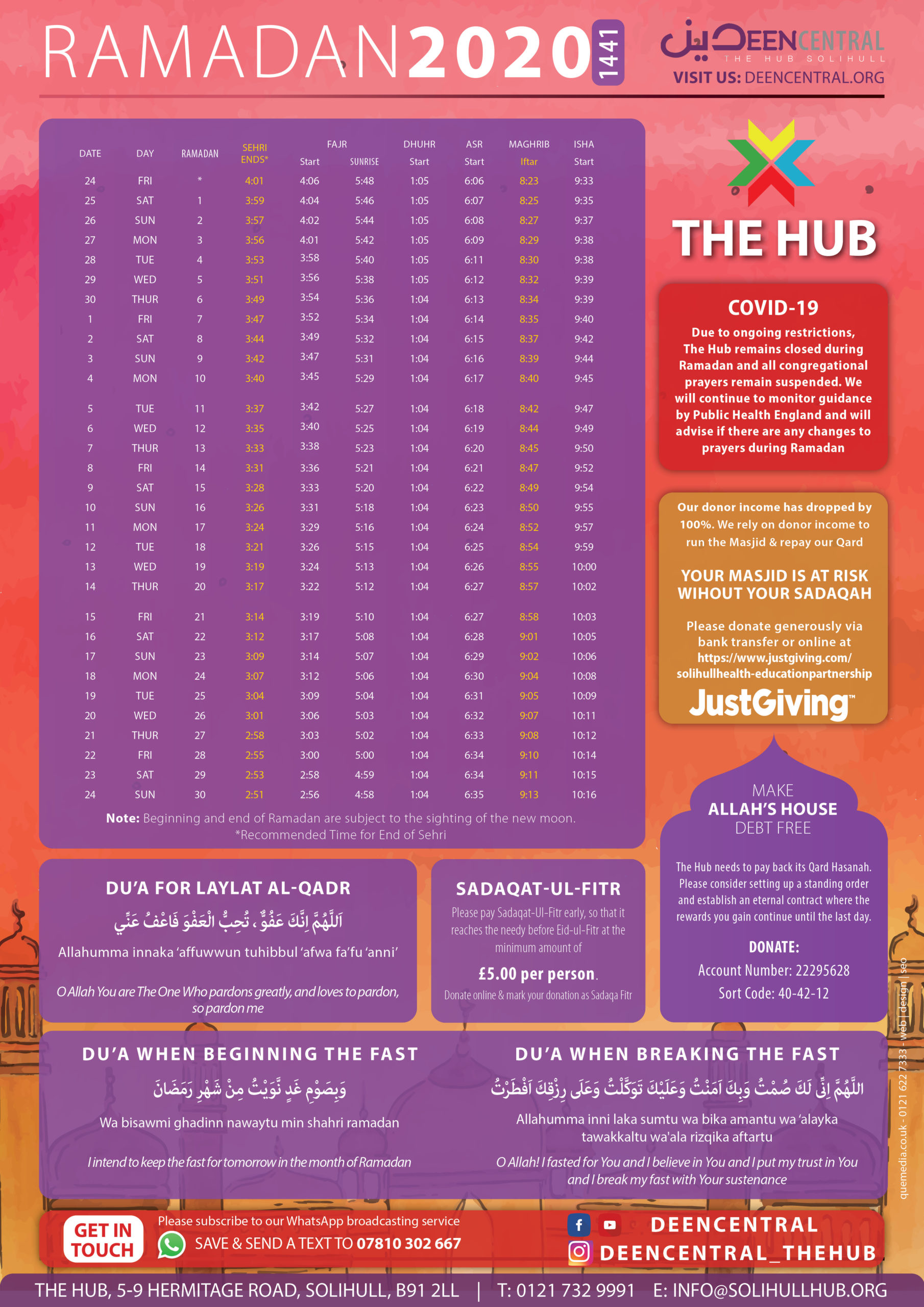 Solihull Central Mosque – DeenCentral Solihull Hub